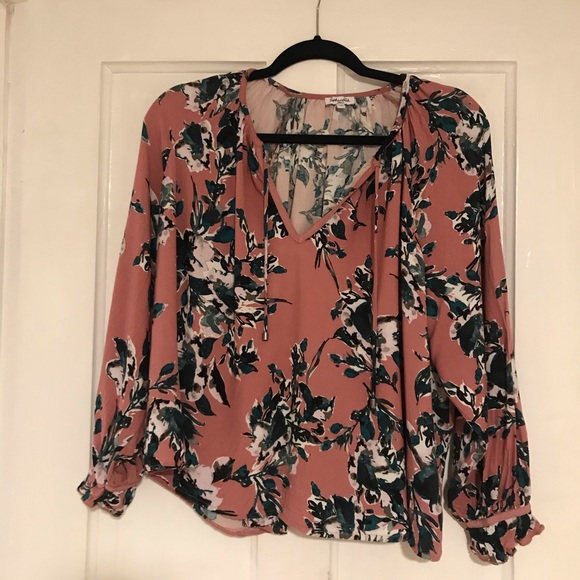 Splendid | Tops | Splendid Pink Floral Top | Poshmark